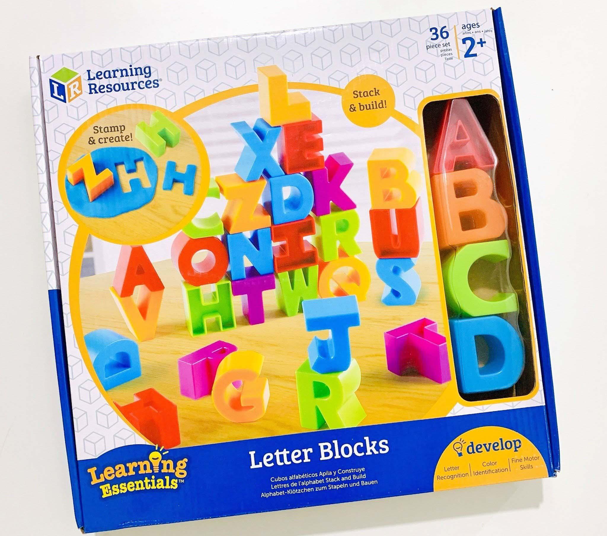 Learning Resources Bộ khối chữ cái - Letter Blocks